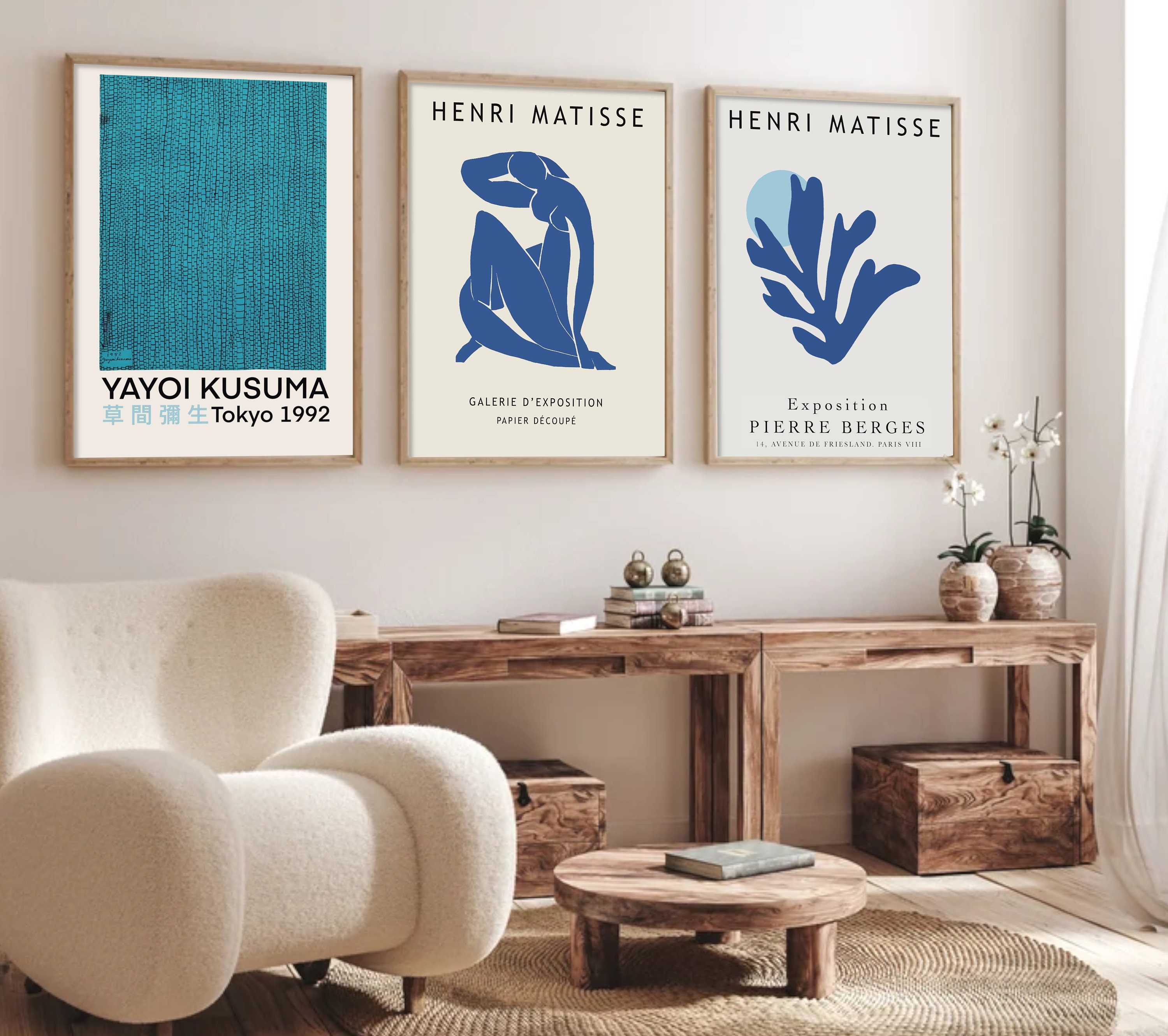 Gallery Wall Set of 6, Exhibition Poster Set, Claude Monet Print ...