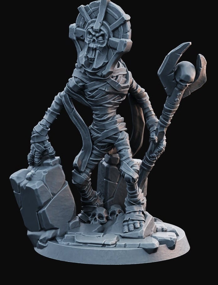 Mummy2 Resin Cast Miniatures 3d Prints - Etsy