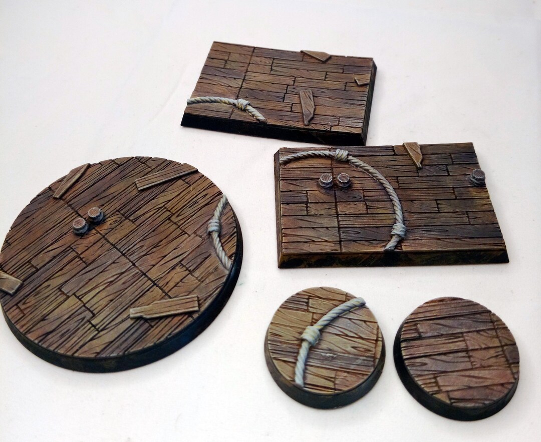 Wooden Floor Harbour / Dock Bases Various Sizes Dungeons and Dragons ...