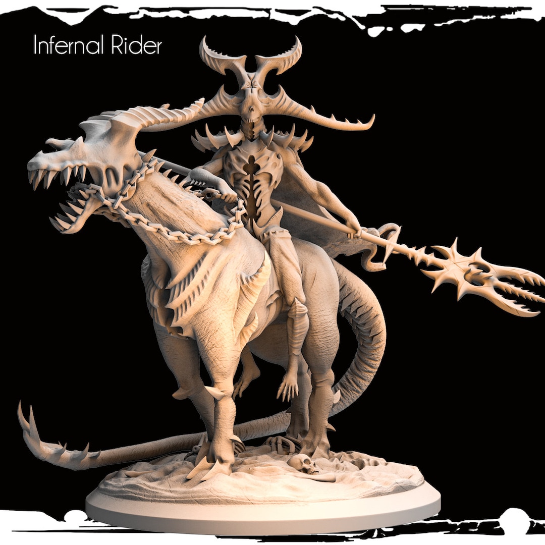 Infernal Rider for Army of Darkness , Dnd Tabletop Games - Etsy