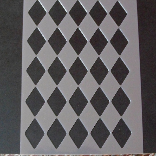 Harlequin Stencil - Etsy