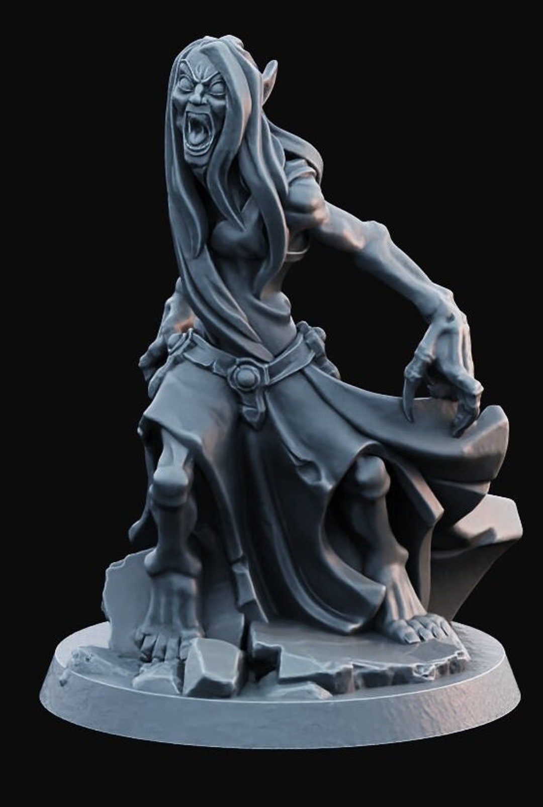 Banshee#2 Resin Cast Miniatures 3d Prints - Etsy