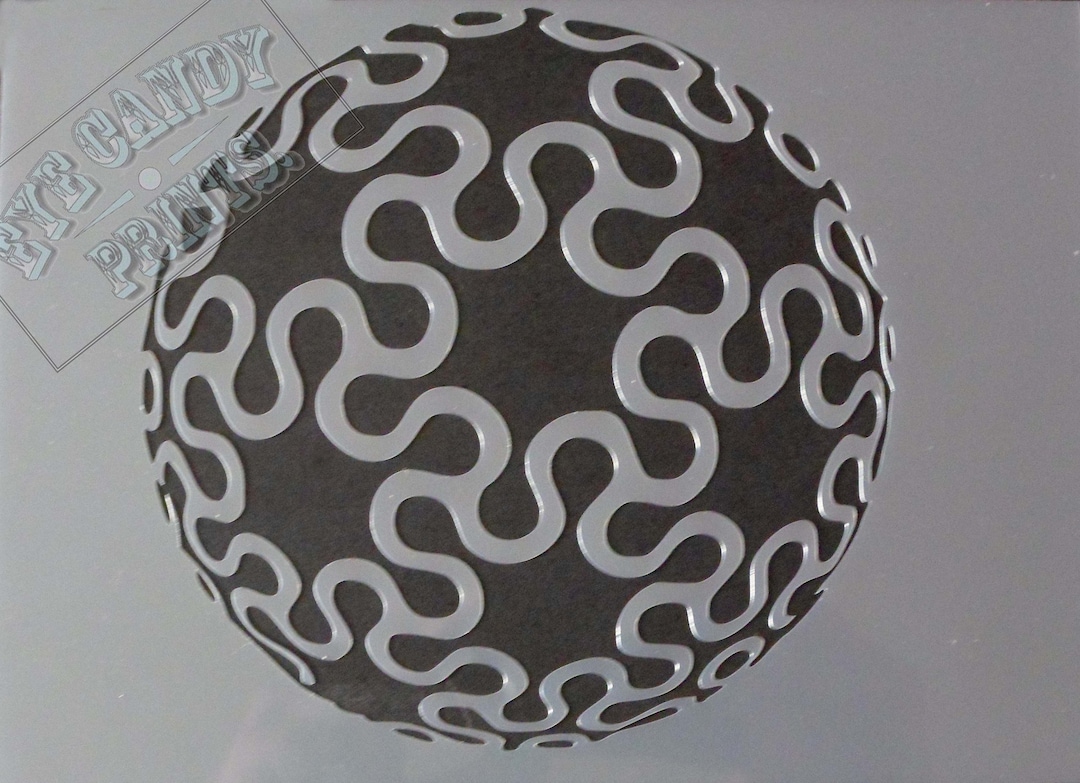 Geoball Mylar Stencil: Reusable Craft Template - Etsy