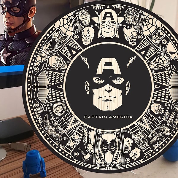 Captain America Art - Etsy