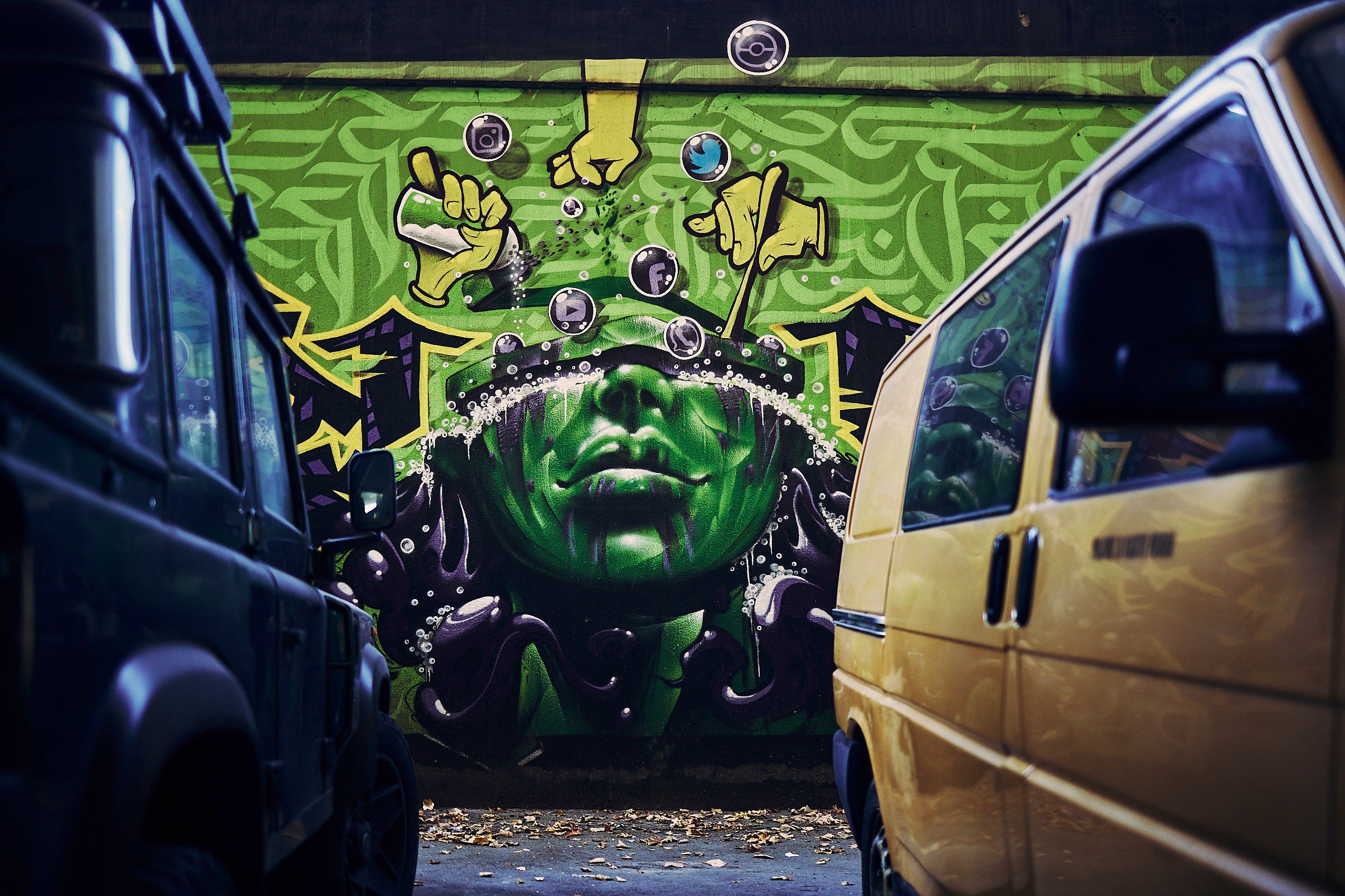 Munich Street Art, Street Art, Munich, Graffiti, VW Bulli, Street Style ...