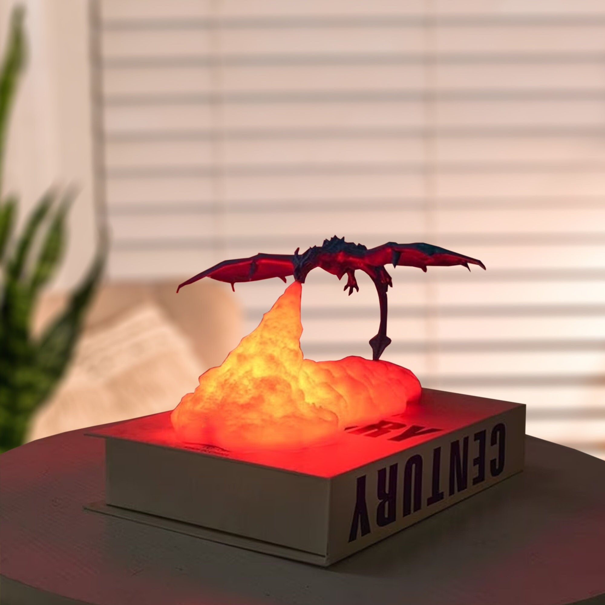 Dragon House Lamp, 3D Printed Dragon Lamps, Dragon Burn Lamp, Dragon ...