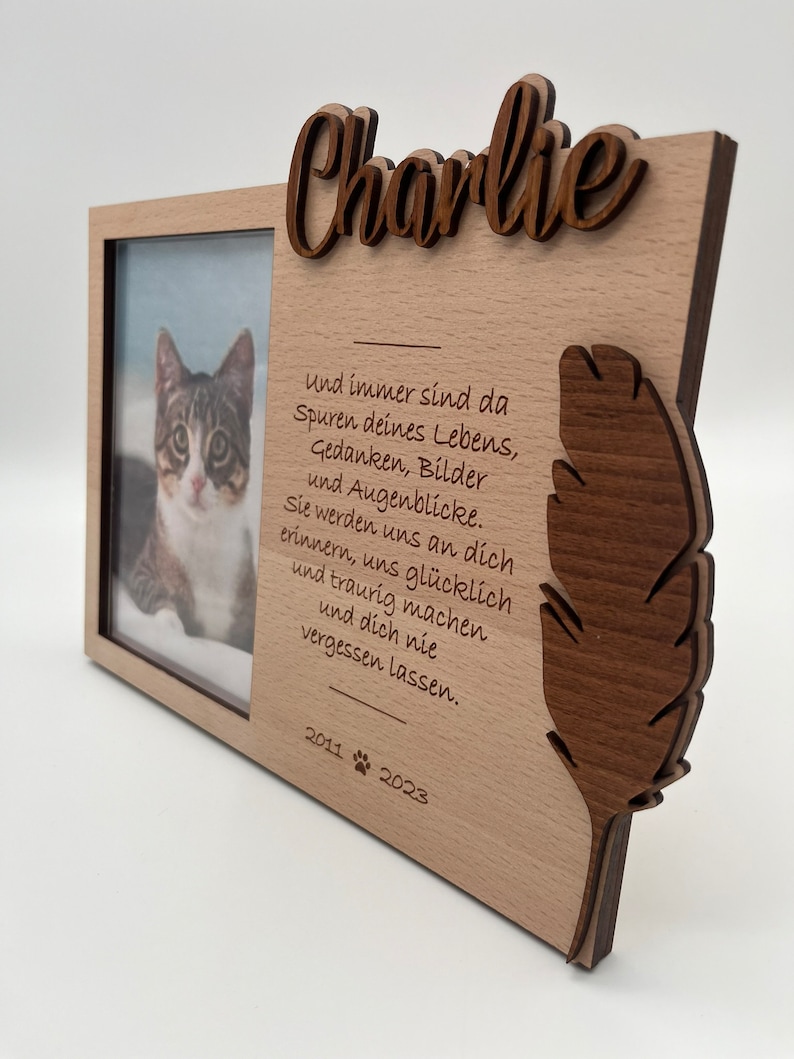 Keepsake Dog/cat. Dog/cat Memorial. Dog Picture Frame. Pet Memorial ...