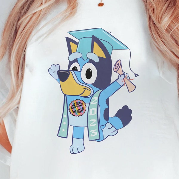 Bluey Graduation Png - Etsy Hong Kong