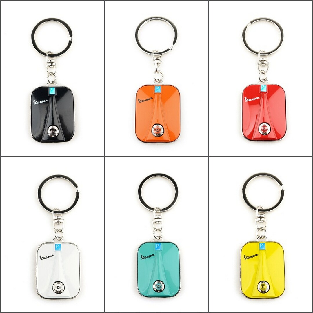 Vespa Key Ring Lambretta Leg Shield Colorful Choice of Color Vespa ...