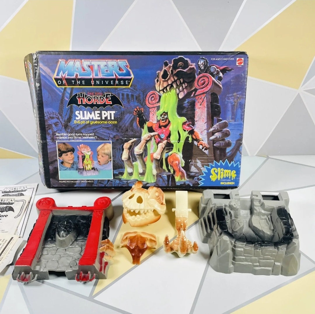 1985 He-man MOTU Slime Pit Boxed Mattel Mexico Masters of the Universe ...