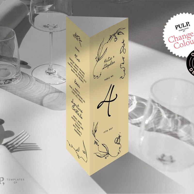 Spanish Table Number - Etsy