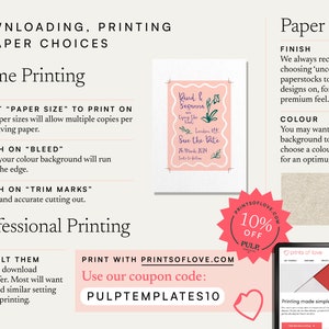 TABLE PLACE CARDS Template | Hand Drawn Illustrations | Italian ...