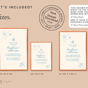 WEDDING WELCOME SIGN Template | Dinner Party | Wedding Rehearsal ...