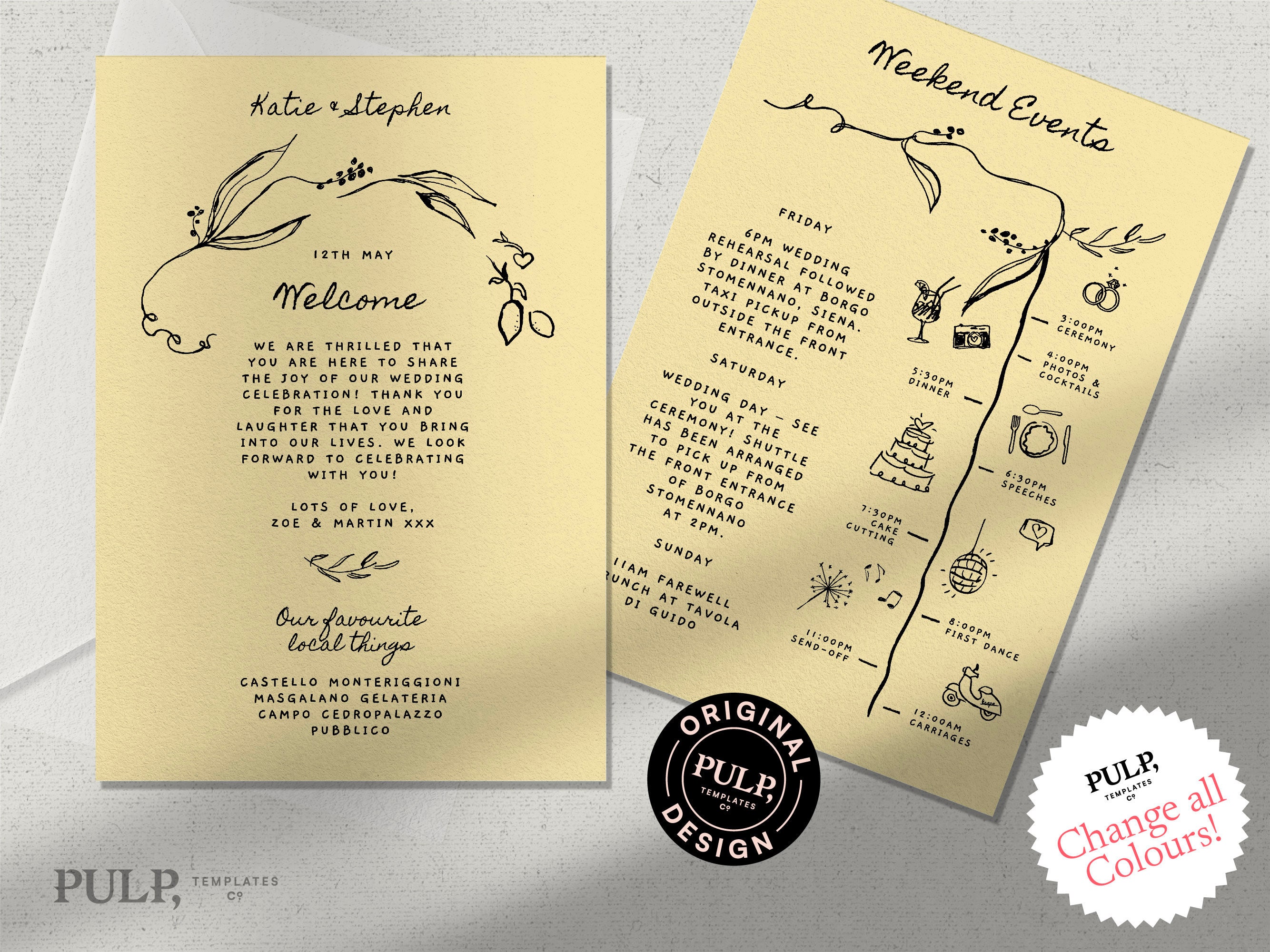 Handwritten Letter Template