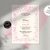 Hand Drawn Baby Shower Invitation Template, Whimsical Baby, Handwritten ...