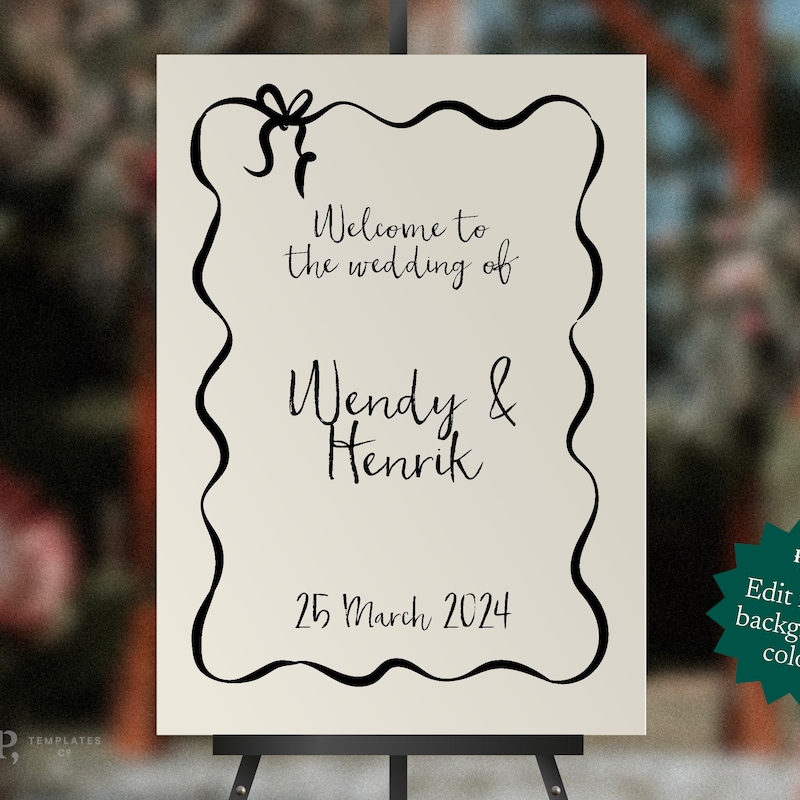 Wavy Welcome Sign Linen - Etsy