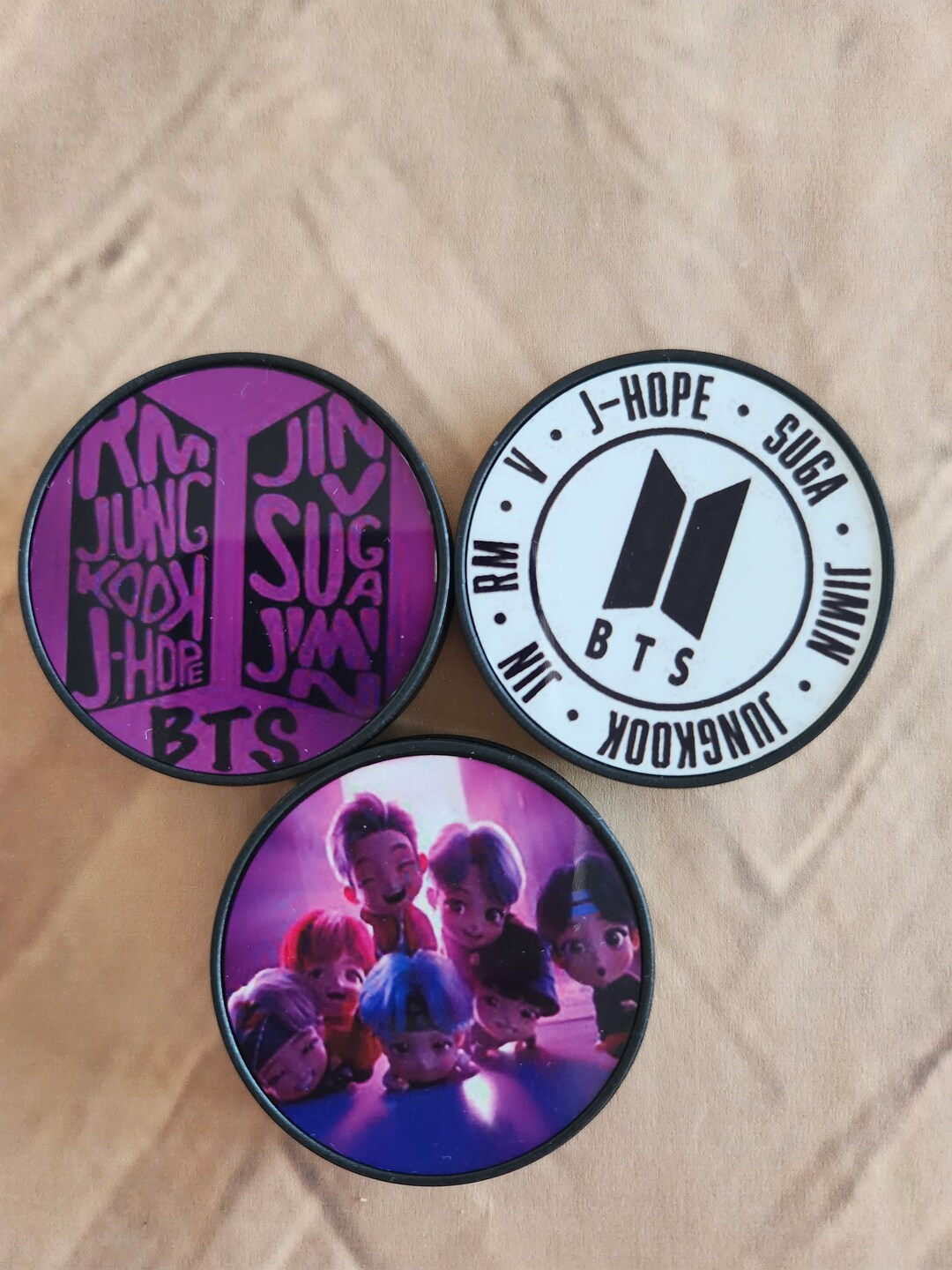 BTS Phone Grip, Kpop Phone Grip. BTS Gift - Etsy
