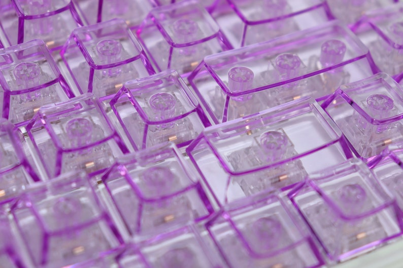 Custom Clear Keycaps Transparent Keycaps Blank Keycap Sets for - Etsy