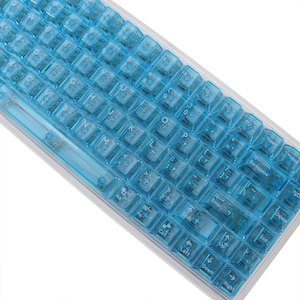 Blue Clear PC Keycap Set: Backlit Cherry Profile, 113 Keys - Etsy