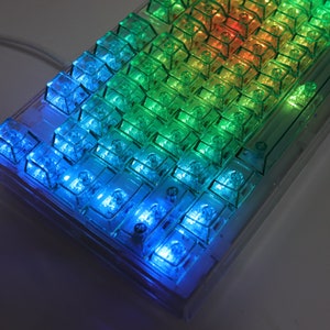 Clear Keycaps Tiffany Keycaps Custom Blank Keycaps Keycap Set - Cherry ...