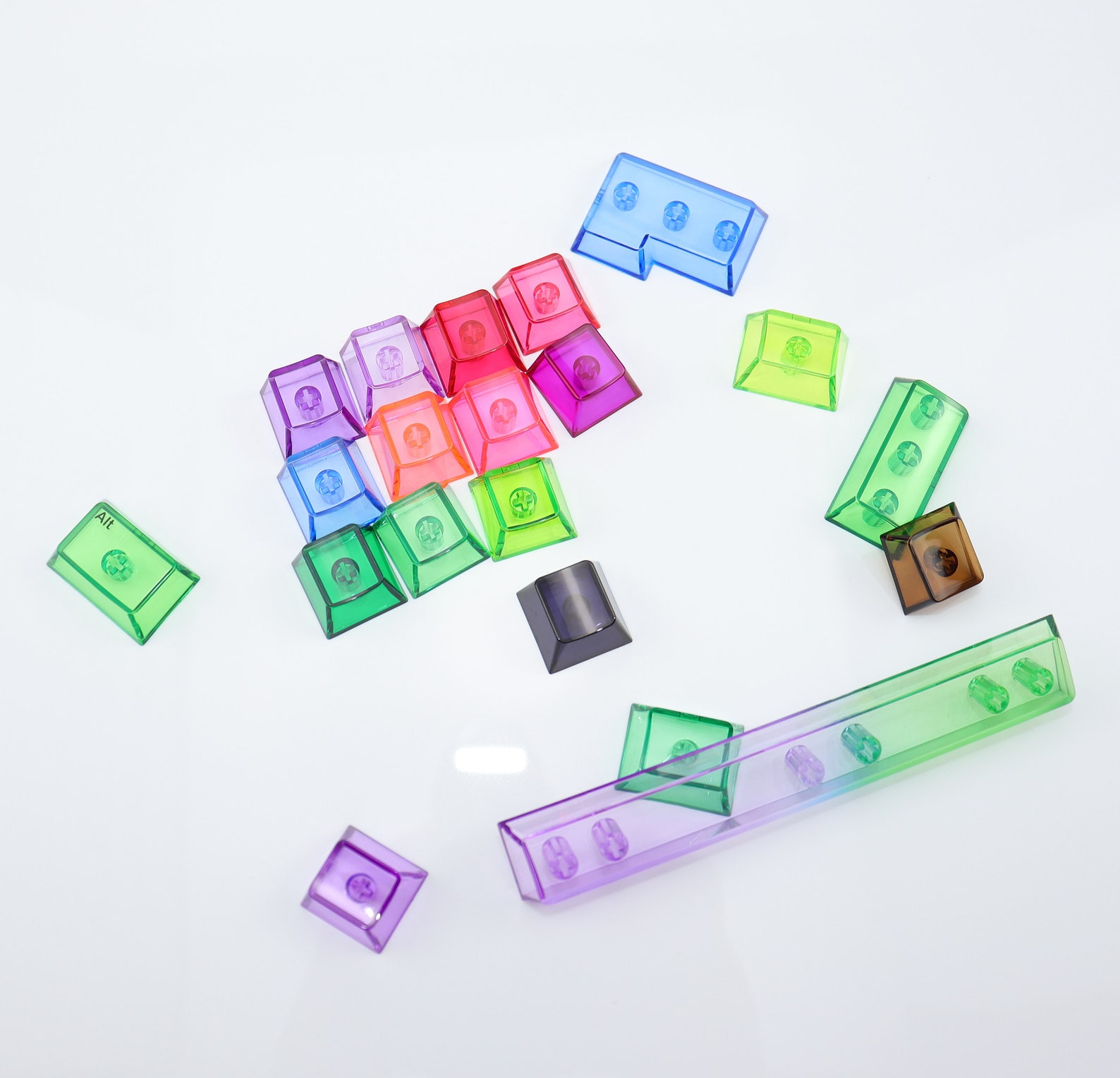 Custom Clear Keycaps Transparent Keycaps Blank Keycap Sets for - Etsy