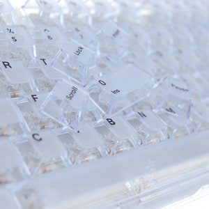 Clear Keycaps Set Blank Keycap Backlit Keycaps Cherry Keycaps ...