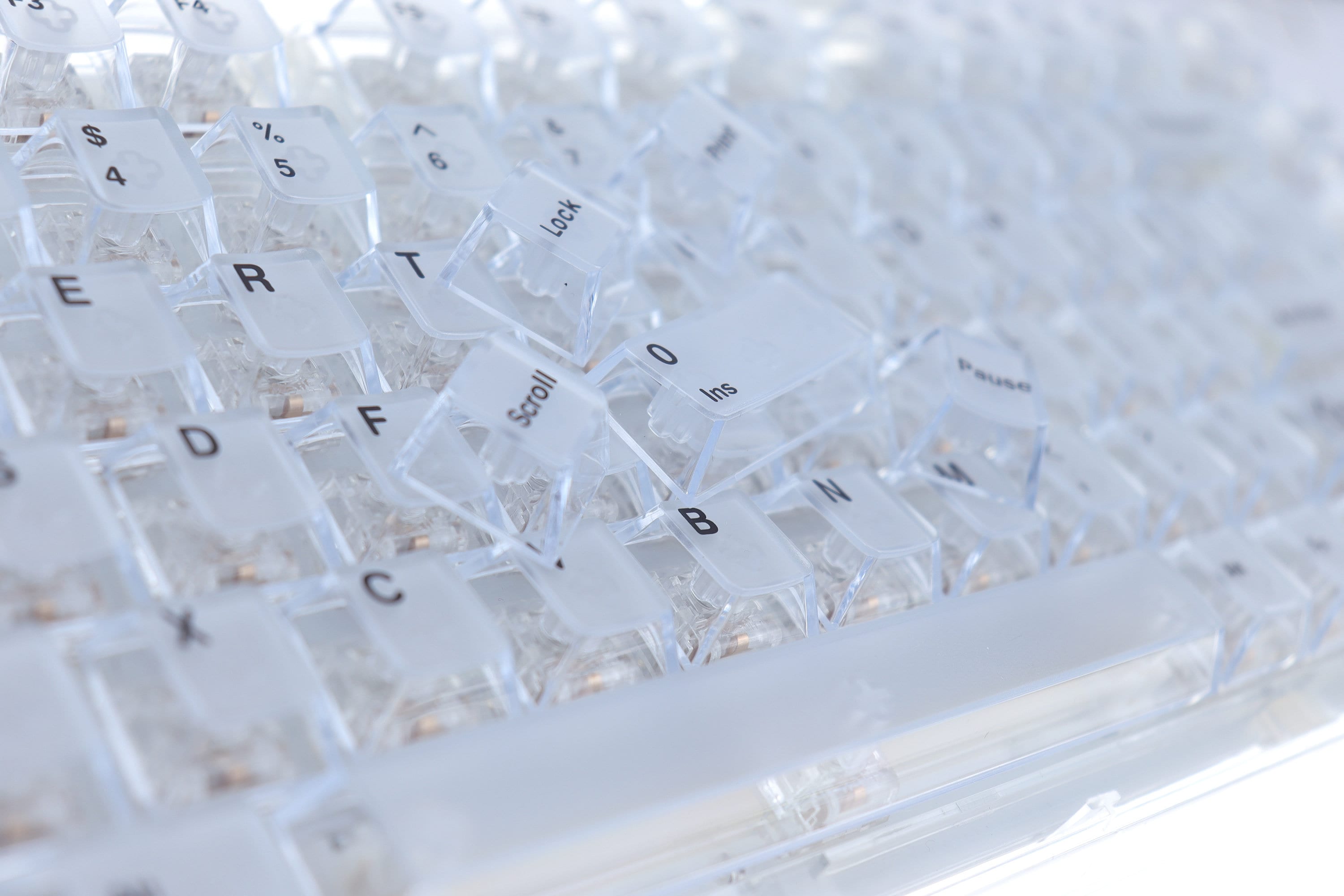 Clear Keycaps Set Blank Keycap Backlit Keycaps Cherry Keycaps ...