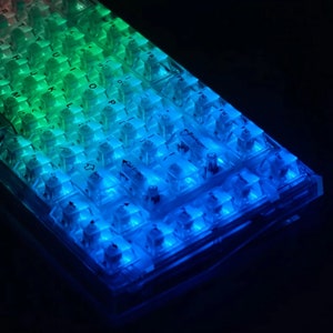 Clear Keycaps Set Blank Keycap Backlit Keycaps Cherry Keycaps ...