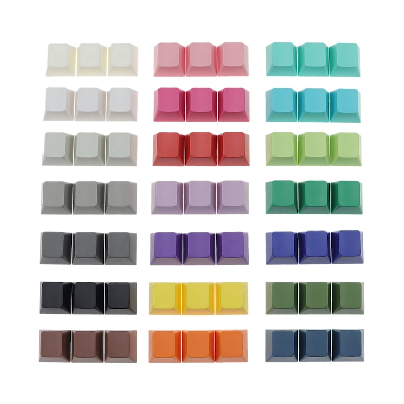 Blank Keycap Custom Keycaps 1u Keycap Color Keycap Custom - Etsy