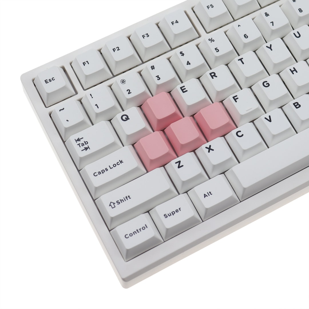 Wasd Keycaps Custom Arrow Keycaps Pink Lavender Purple Red Keycaps