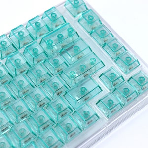 Clear Keycaps Tiffany Keycaps Custom Blank Keycaps Keycap Set - Cherry ...