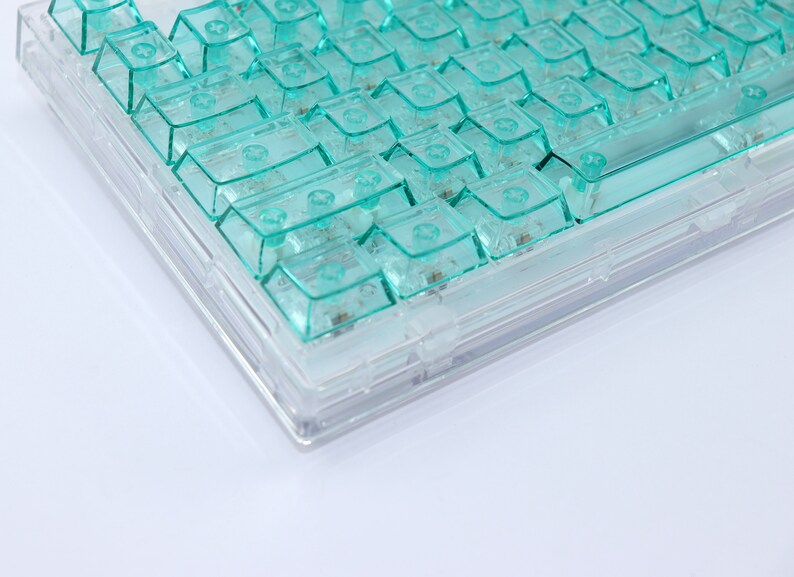 Clear Keycaps Tiffany Keycaps Custom Blank Keycaps Keycap Set - Etsy