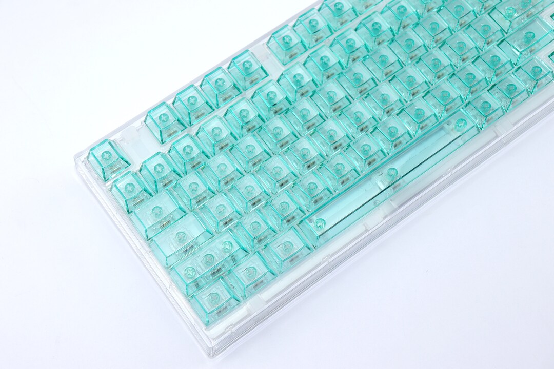 Clear Keycaps Tiffany Keycaps Custom Blank Keycaps Keycap Set - Cherry ...