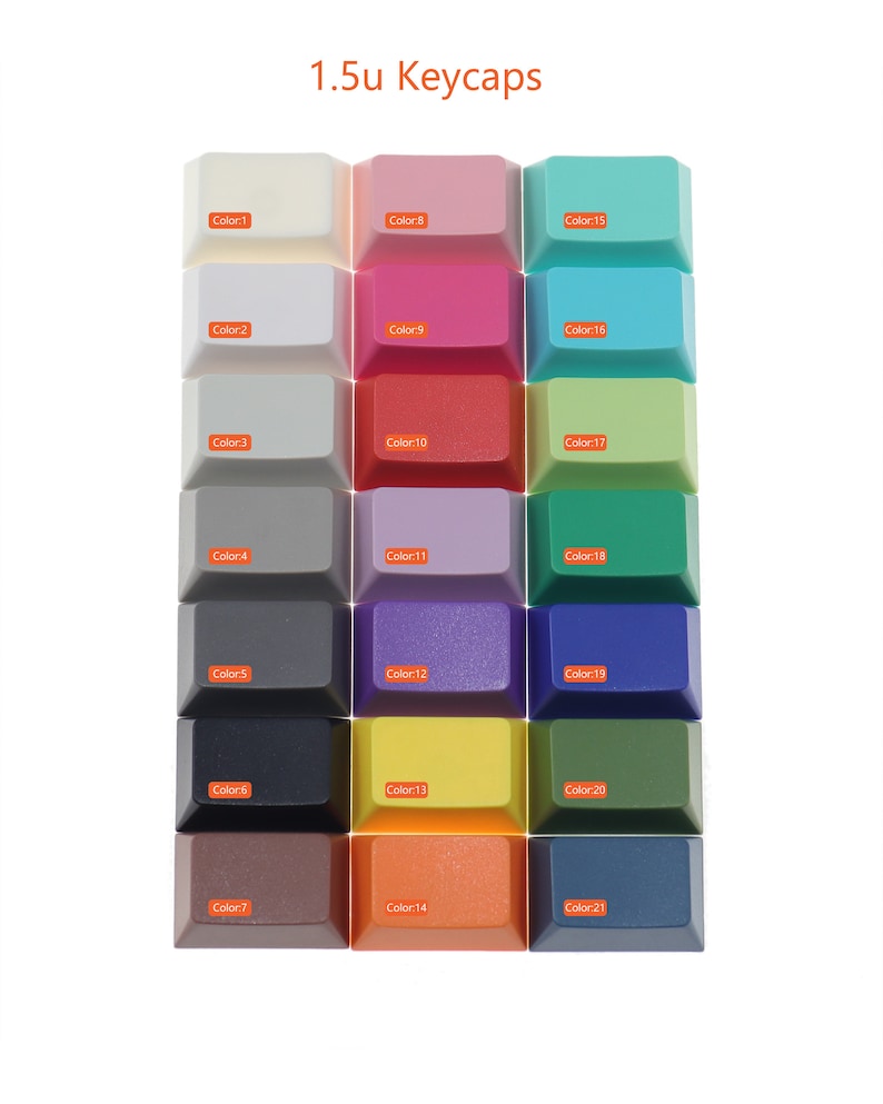 1.5u Blank Keycap: Cherry Profile, Custom Mechanical Keyboard Key ...