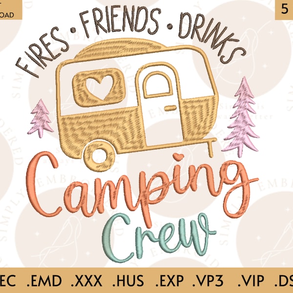 Embroidery Camping - Etsy