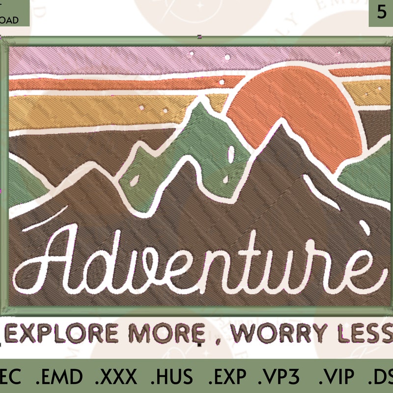 Adventure Embroidery - Etsy
