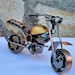 Motorcycle Scrap Metal Art, Dirt Bike Metal Sculpture, Gift for Him ...
