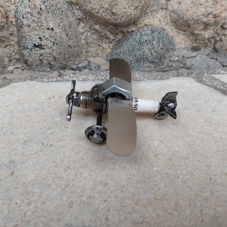 Spark Plug Plane Metal Art ideal Flight Attendant and Pilot - Etsy