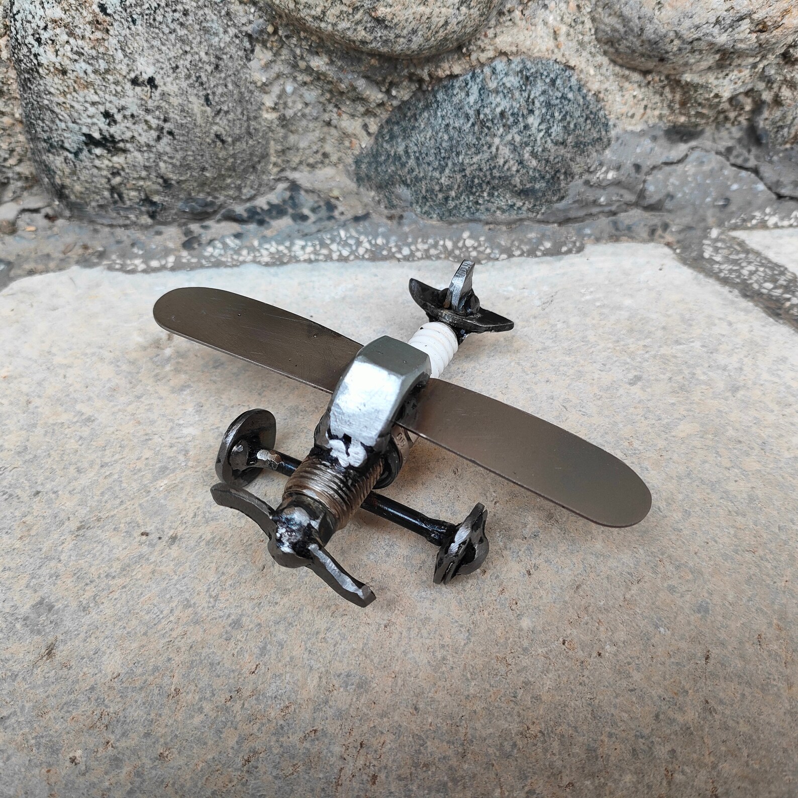 Spark Plug Plane Metal Art ideal Flight Attendant and Pilot - Etsy