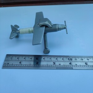 Spark Plug Jet Airplane Welded Art Scrap Metal Art Pilot Gift Nut and ...