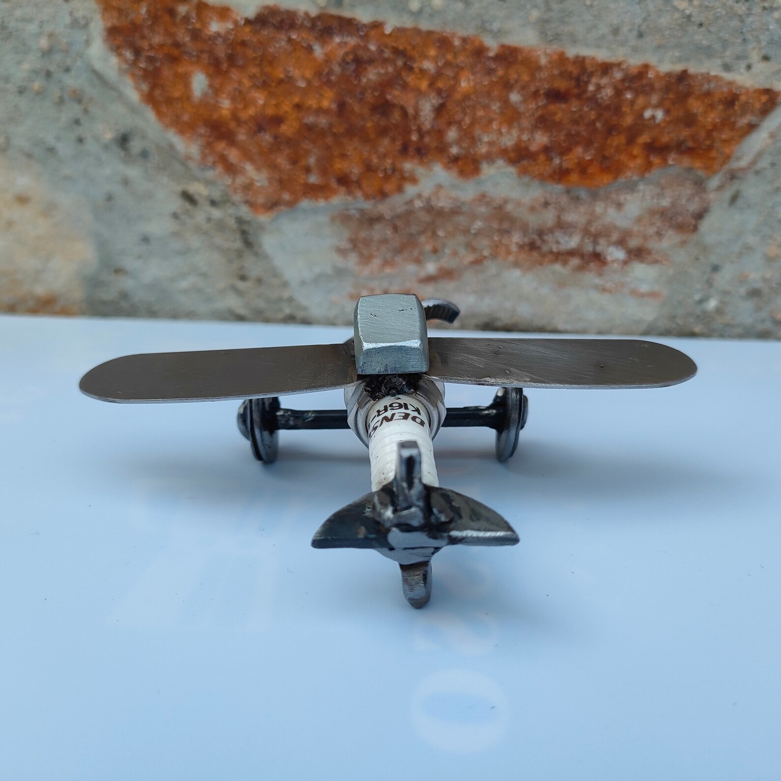 Spark Plug Plane Metal Art ideal Flight Attendant and Pilot - Etsy