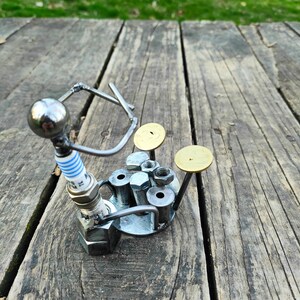 Drummer Metal Sculpture- Shelf Decor, Welded Metal Art for Music Lovers ...