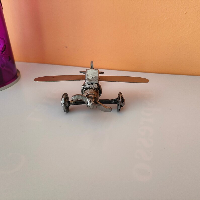 Spark Plug Plane Metal Art ideal Flight Attendant and Pilot - Etsy