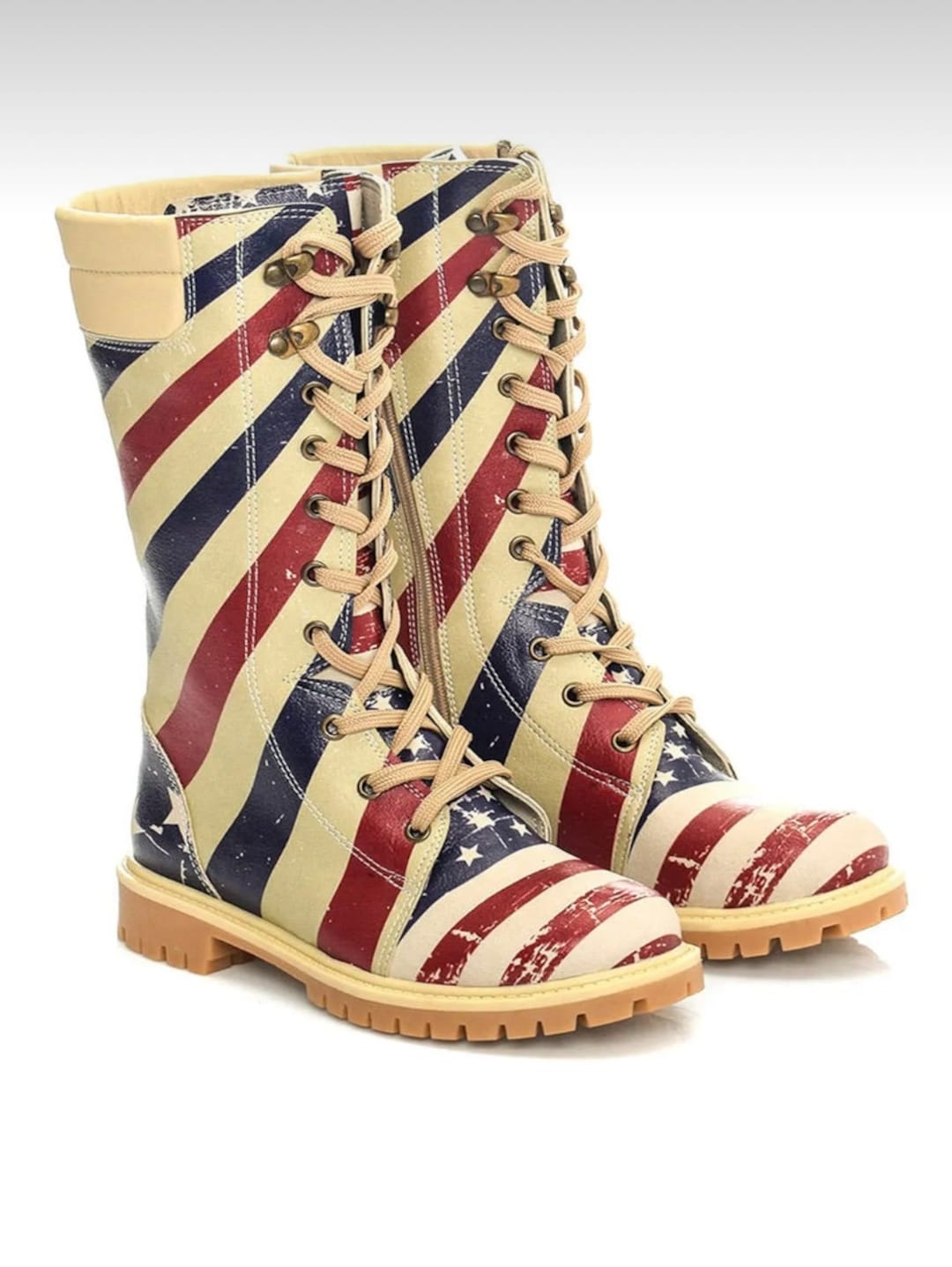 USA American Flag Boots American Flag Boots Unisex USA Flag Patriotic ...