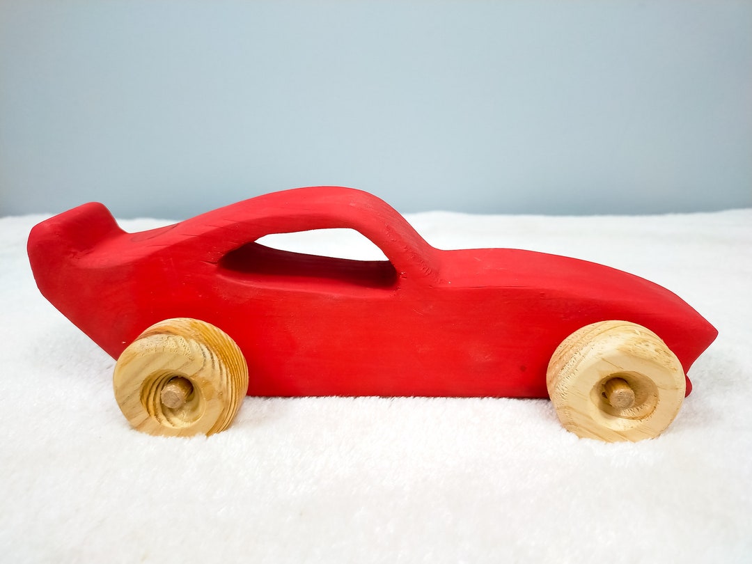 Kid's Wooden Car Toy Wooden Sports Car Toy Wooden Car - Etsy