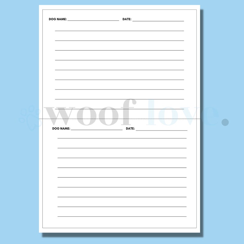 Printable Canine Body/skin Map (MONO EDITION) | Mobile Dog Grooming ...