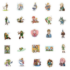 50 the Legend of Zelda Stickers Pack for Laptop/waterbottle/skateboard ...