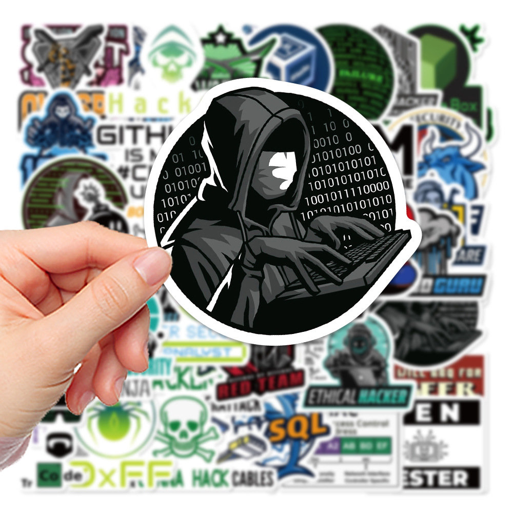50 Hacker Sticker Pack for - Etsy