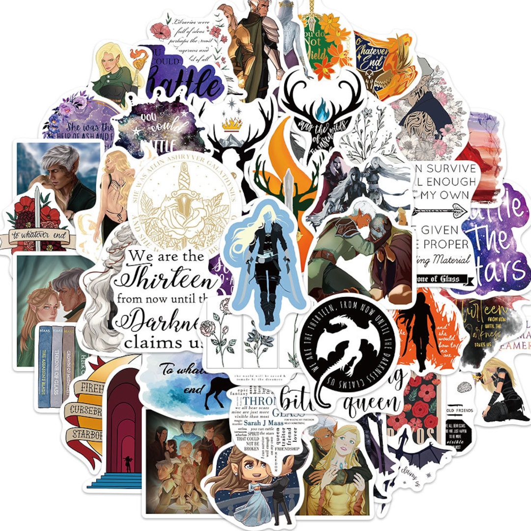 50 Throne of Glass Sticker Pack for Laptop/waterbottle/skateboard ...