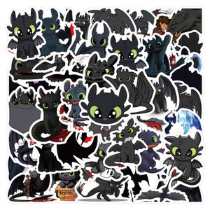 50 Toothless Stickers Pack for Laptop/waterbottle/skateboard/luggage ...